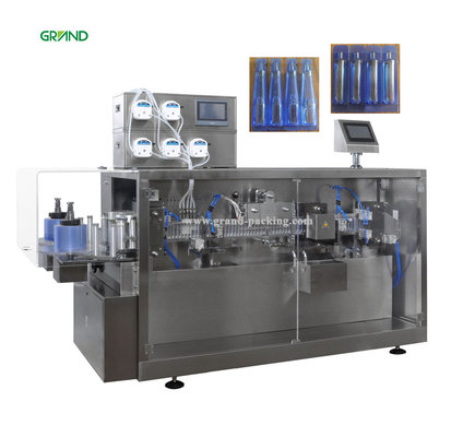 Chemical Plastic Ampoule Filling And Sealing Machine With 5 Nozzles 2300*850*1500mm