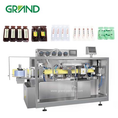 Olive Oil Plastic Ampoule Filling And Sealing Machine / Automatic Liquid Filling Machine