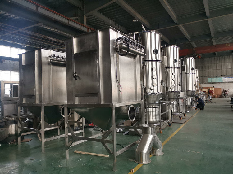 Touch Screen Fluid Bed Drier Granulator And Coating Equipment 380V/50HZ FL-120 supplier