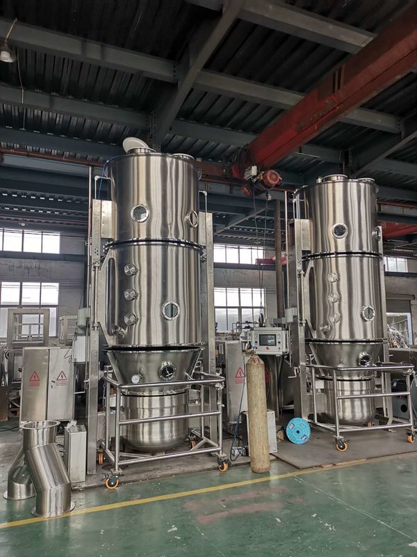 160-240 Kg/Time Fluid Bed Industrial Dryer Machine , Powder Coating Equipment supplier